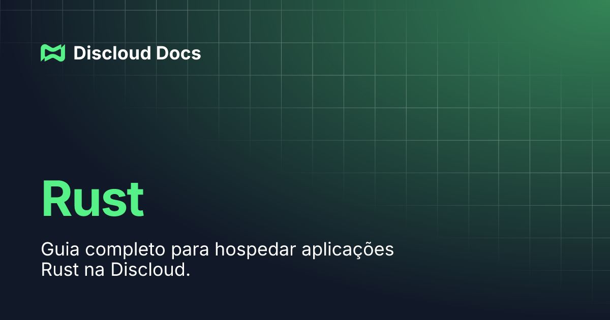 Rust | Discloud Docs